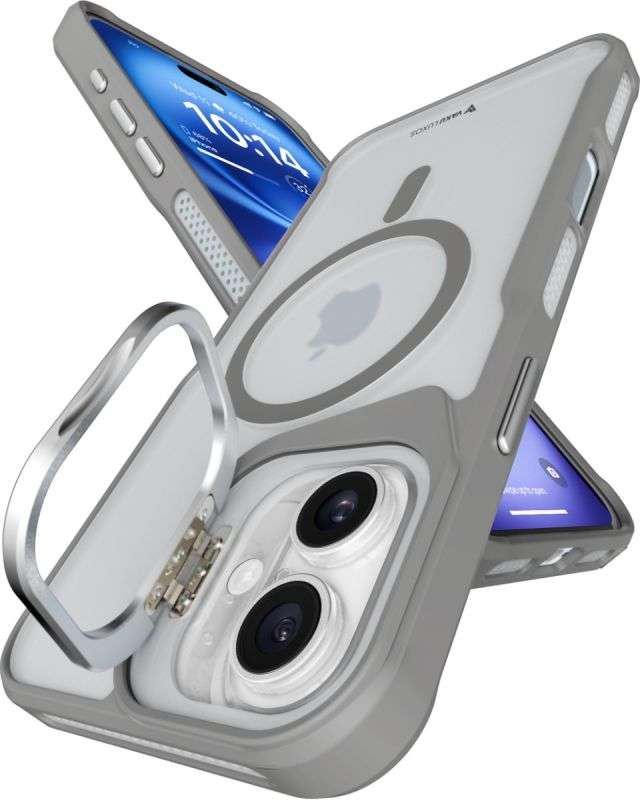 Vaku Luxos THEROX MAGPRO case with Metal camera bump with stand for ...