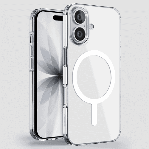 Gripp CLEAR MAGSAFE Case for Apple iPhone 17 (6.3") with White Ring - Clear