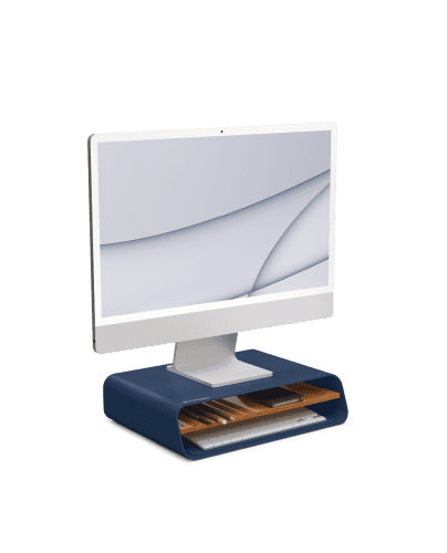 DailyObjects Mesa Monitor Stand - Blue